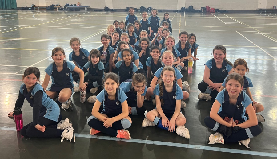 Year 4 show off their footballing skills