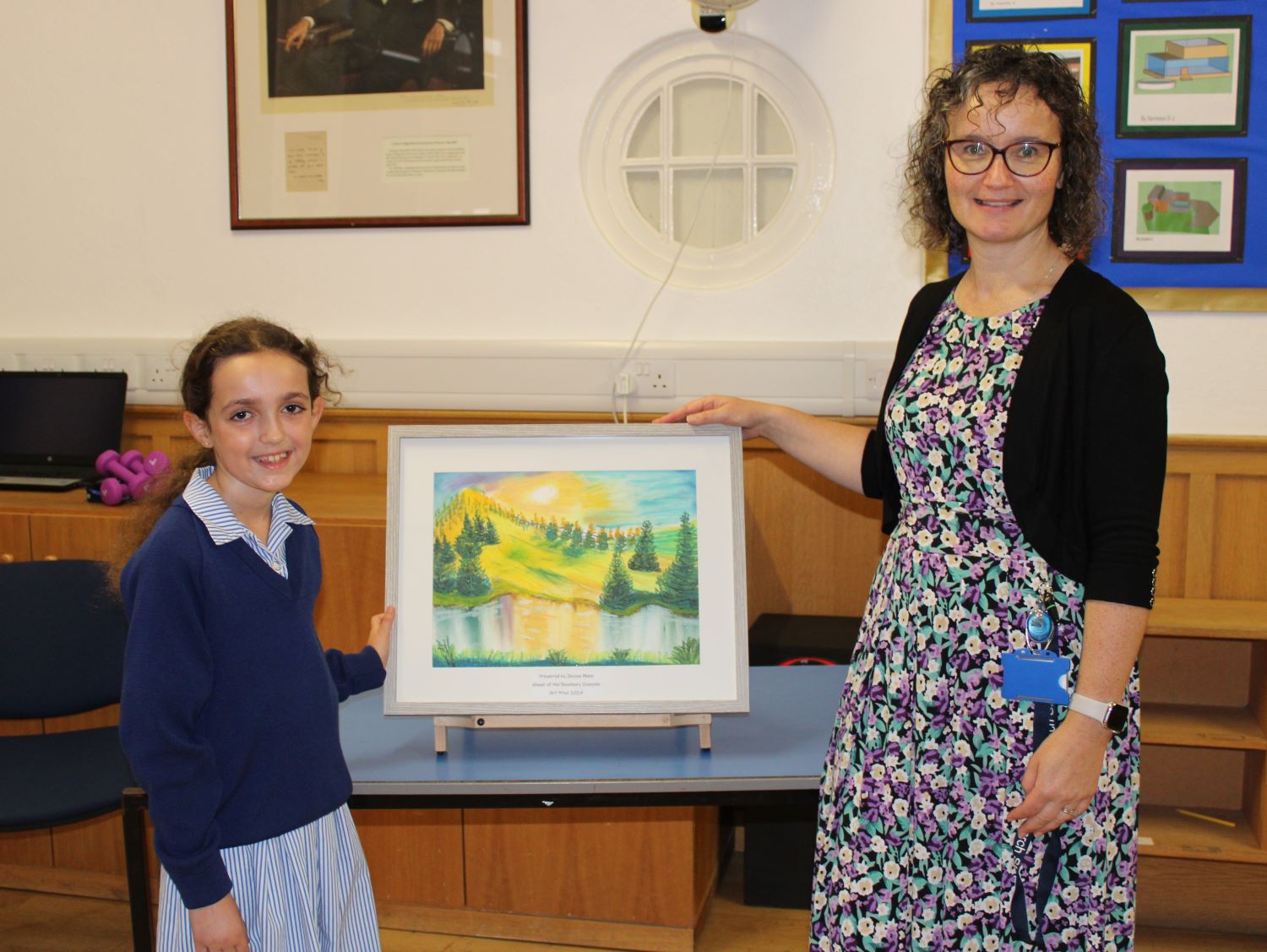 Jessica’s fabulous artwork for the Headmistress