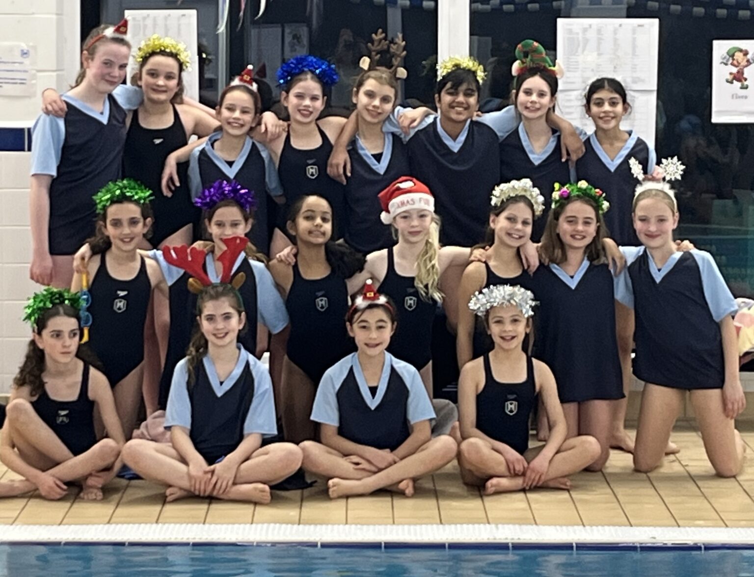 A Christmas swimming gala!